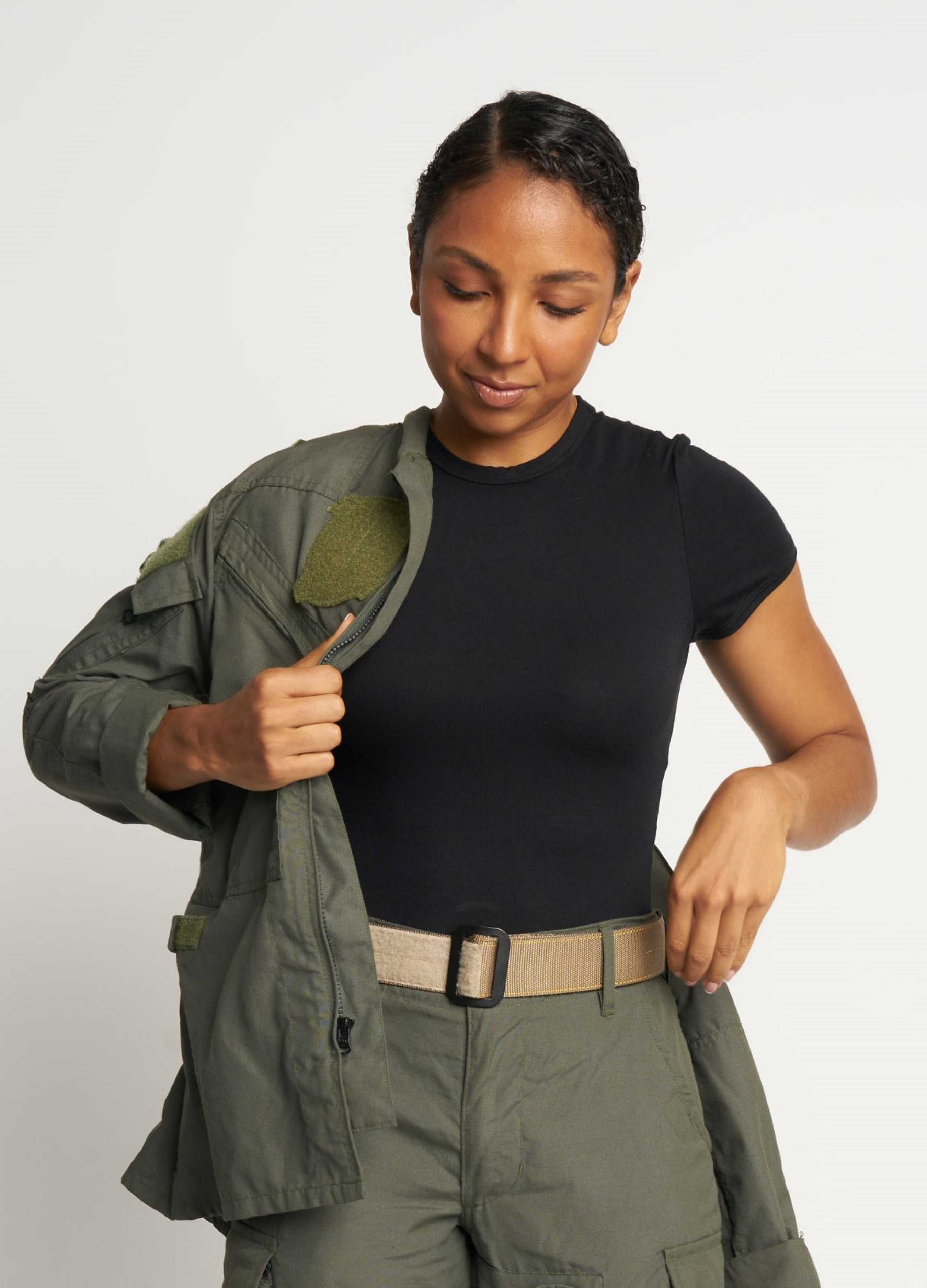 Short Sleeve Fearless Bodysuit- Military for Women – TORCH Warriorwear
